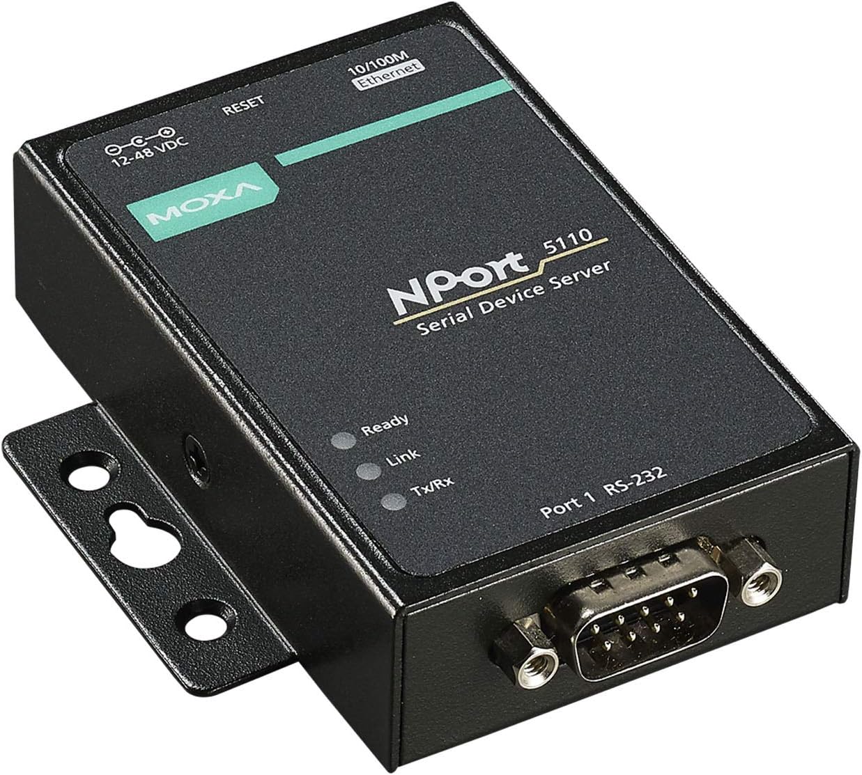 Buy MOXA NPort 5110-1 Port Serial Device Server, 10/100 Ethernet, RS232 ...