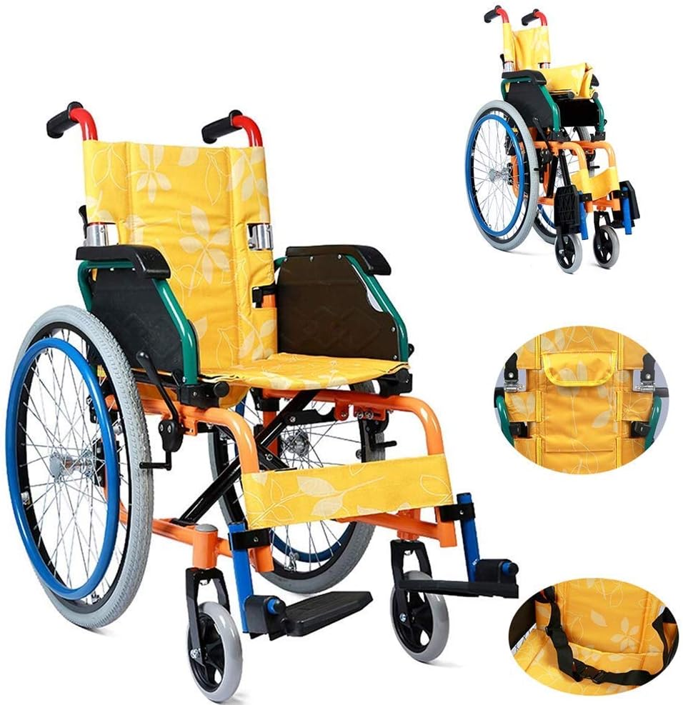 Buy MYSGYH YANGPING- Folding Child Wheelchair Lightweight Driving ...