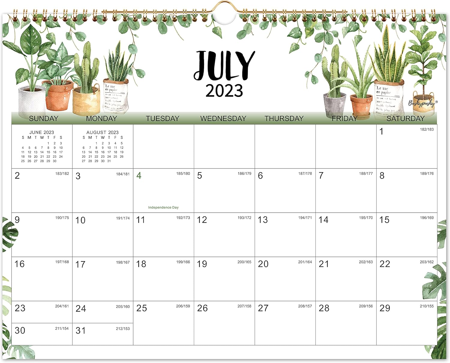 Calendar 2023-2024 - Jul. 2023 - Dec. 2024, | Ubuy India