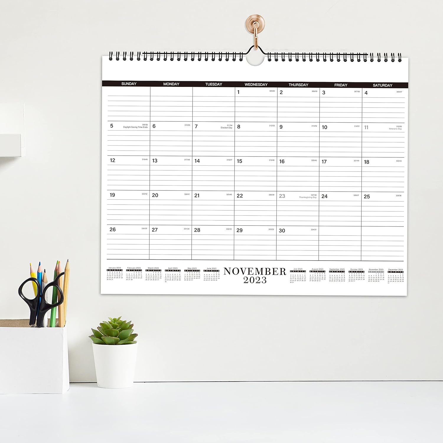 Calendar 2023-2024 - Jul. 2023 - Dec. 2024, | Ubuy India