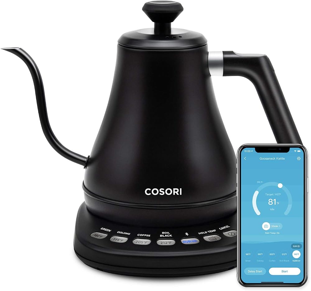 COSORI Electric Gooseneck Kettle Smart Bluetooth India | Ubuy