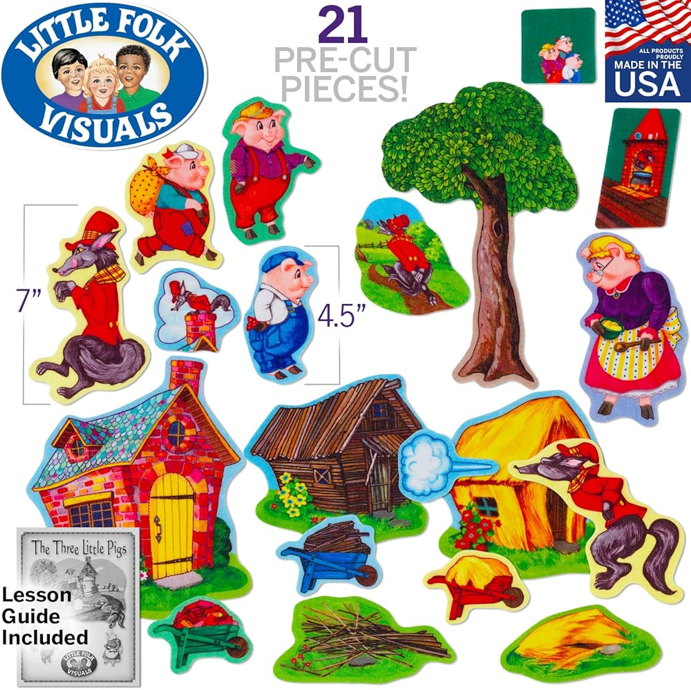 Little Folk Visuals Three Pigs Basic Precut India | Ubuy