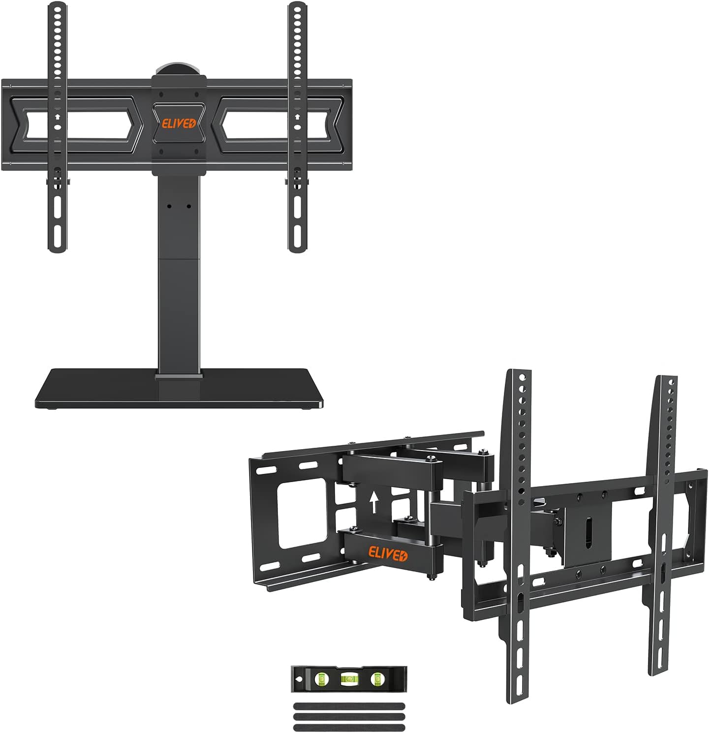 Buy ELIVED TV Wall Mount Full Motion TV with Swivel and Tilt for Most ...